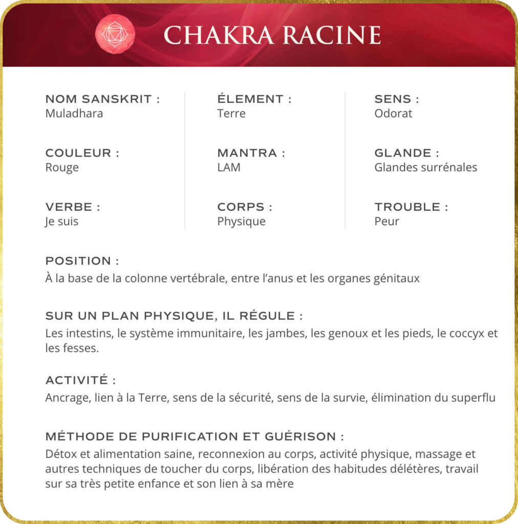 Chakra Racine | Symptômes & Techniques [Guide Complet]